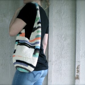 PATTERN: Mag Bag, Purse Pocketbook Tote, Exposed Zipper Pocket, Eco ...