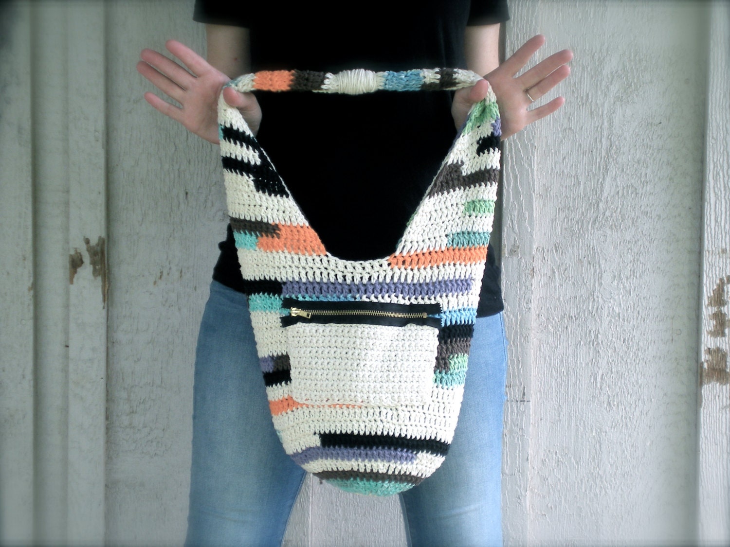 PATTERN: Mag Bag Purse Pocketbook Tote Exposed Zipper - Etsy