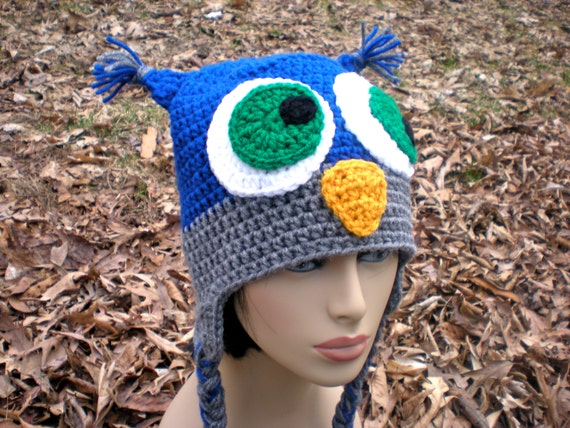 Owl Hat Crochet Free Pattern