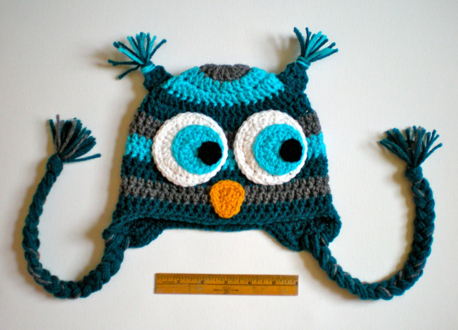 PATTERN: Striped Owl Hat Size Nb to Adult Baby Kid Animal - Etsy
