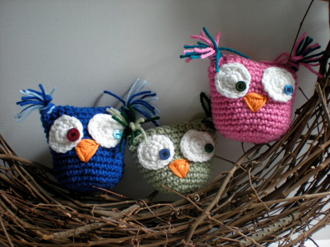 PATTERN: Owl Tooth Pillow, Easy Crochet P D F, Stuffed Owl, Amirugumi ...