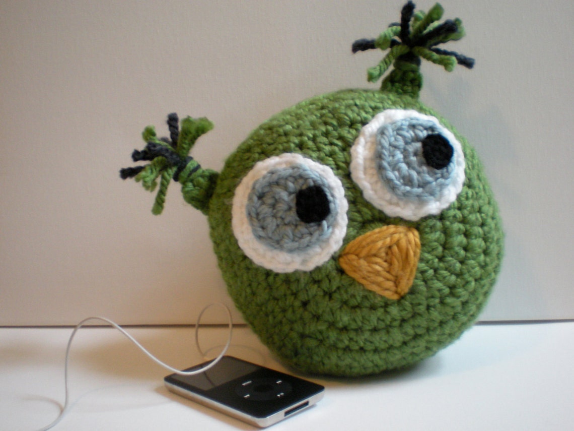 PATTERN: Owl Ipod Buddy, Pillow, Charging Station, Easy Crochet PDF ...