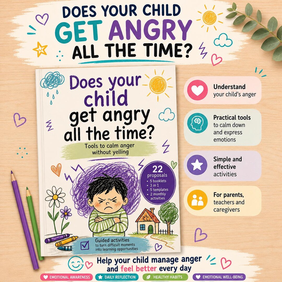 Does Your Child Get Angry All the Time? - Etsy