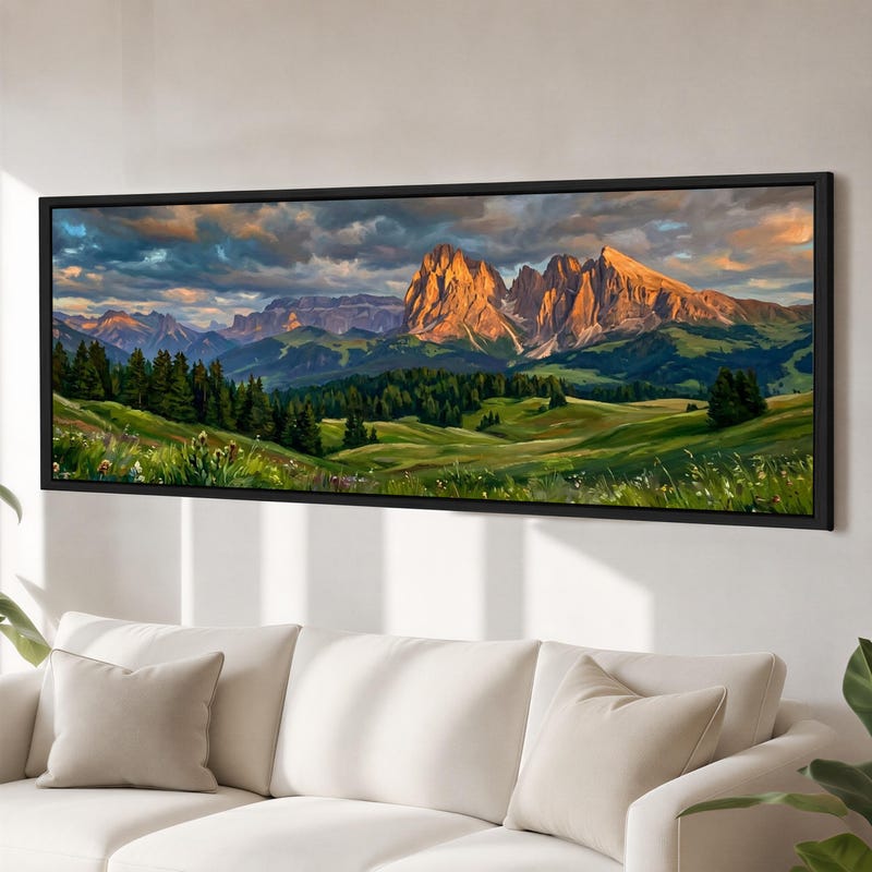 Dolomites Panoramic Art - Etsy