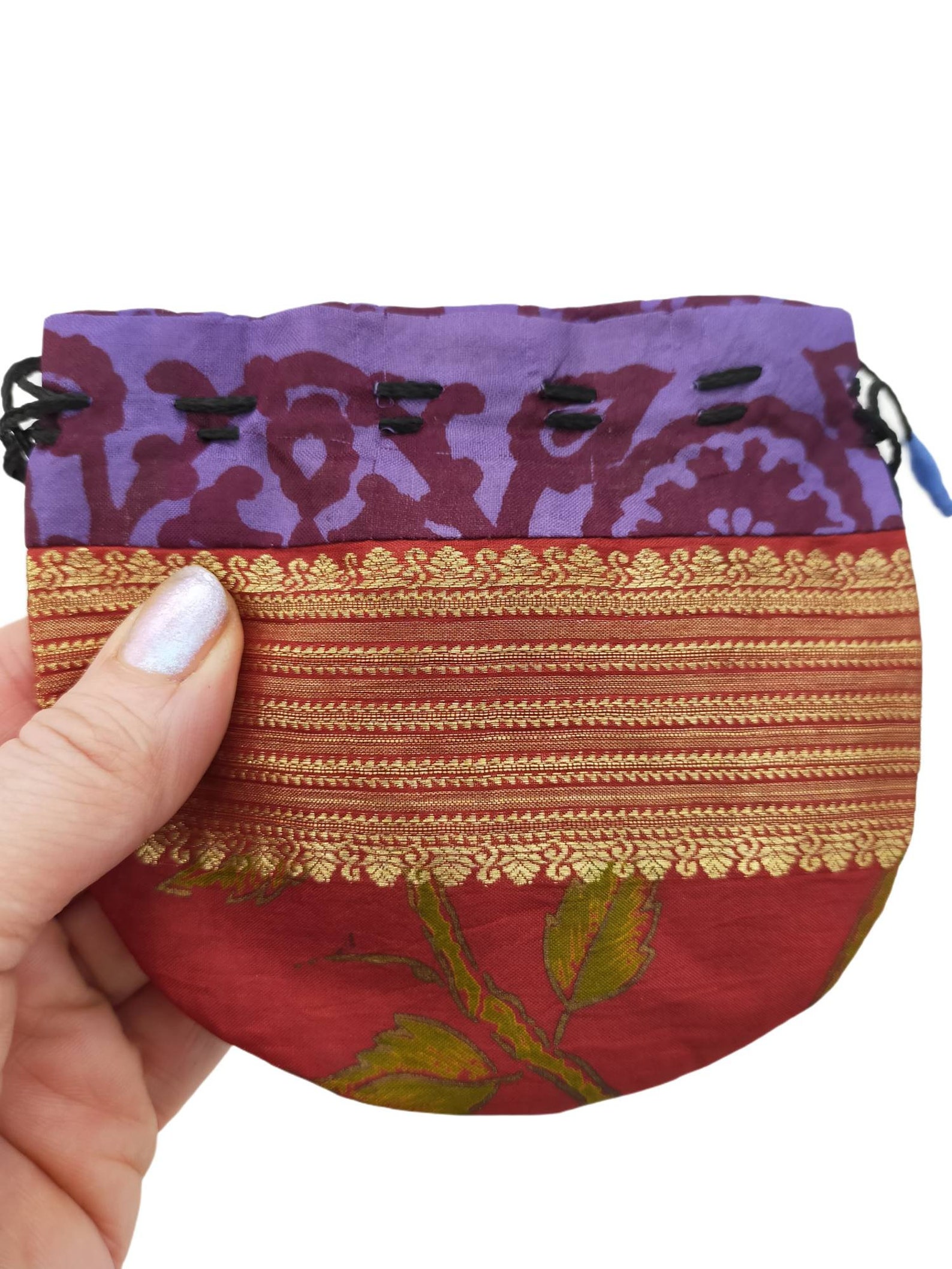 NEW SIZE Recycled Sari Pouches - Etsy