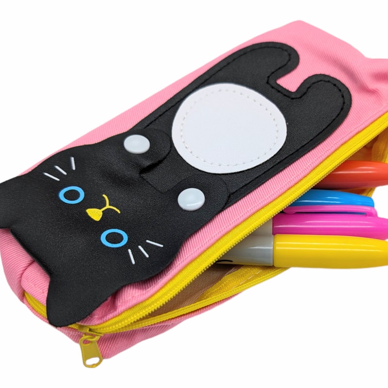 Cute Cat Pencil Case - Etsy