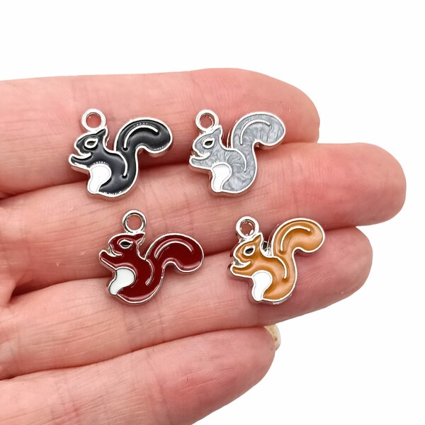 Squirrel Charms - Etsy