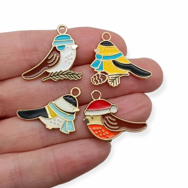 Bird Charm - Etsy