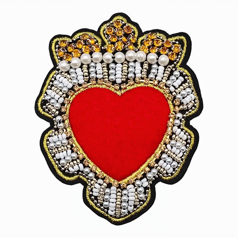 Sacred Heart Patch - Etsy