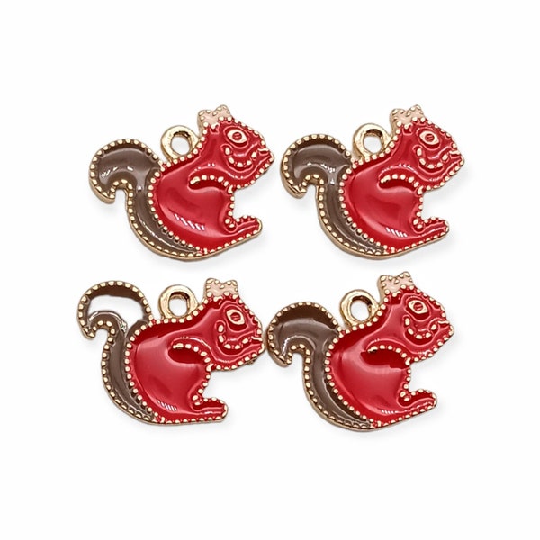 Squirrel Charms - Etsy