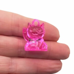 10 X Lucky Cat Charms, in a Variety of Colours - Etsy