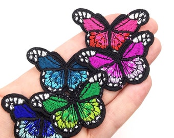 Beautiful Butterfly Patches Available in 8 Colours | Etsy UK