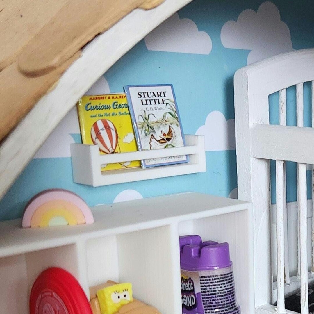 IKEA Inspired Dollhouse Shelves Set of (2) Miniature Bookshelf - Etsy