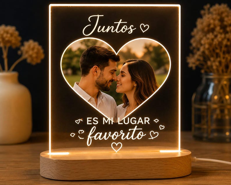 Personalized Acrylic Photo Frame | Personalized Family Gift | Photo ...