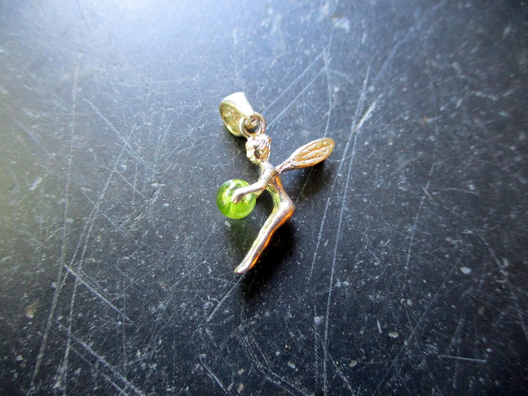 Pendant, Elf, Fairy, Sterling Silver, Peridot, Jewelry, Fairytale - Etsy
