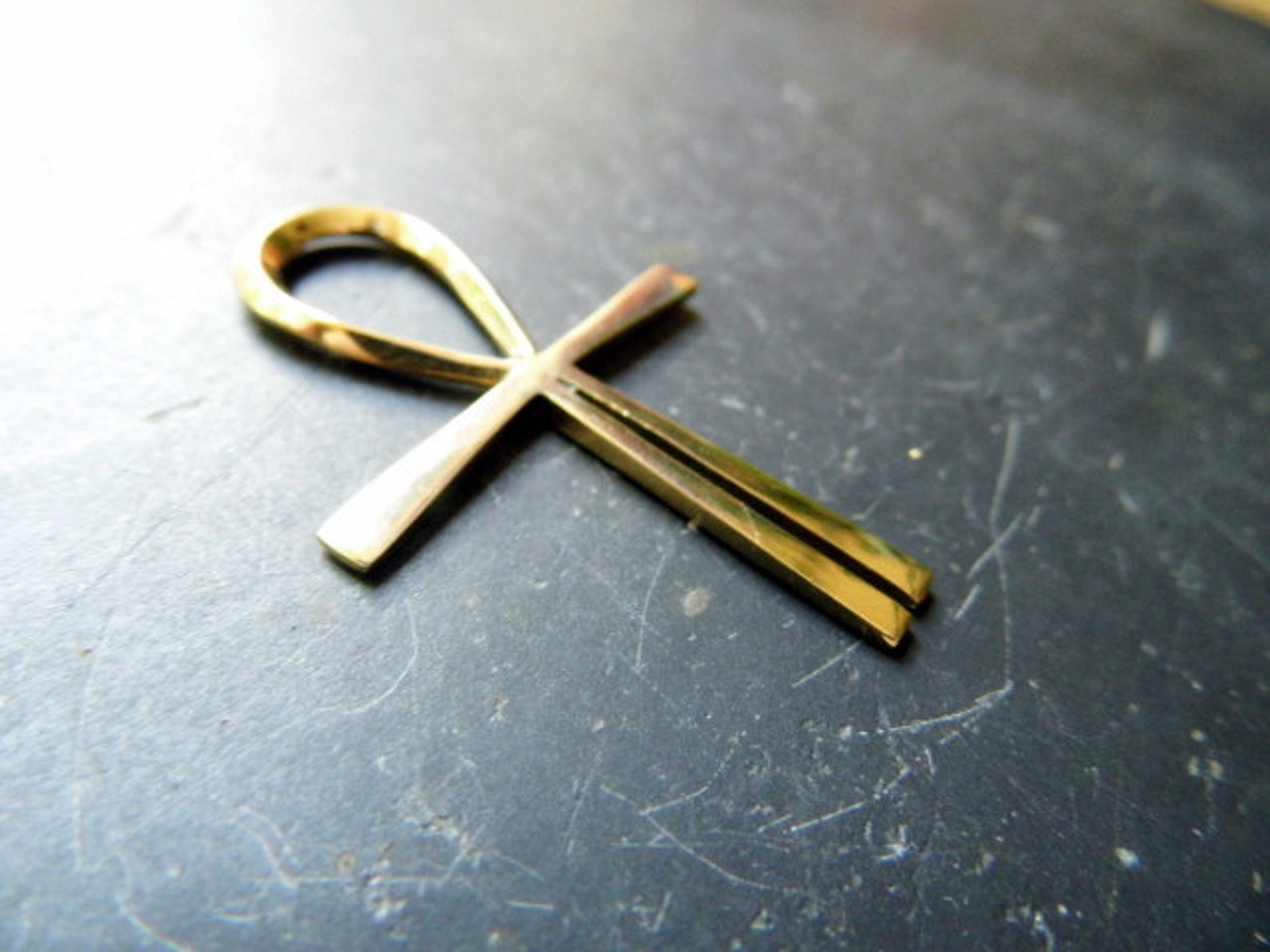 Atlantis Cross Atlantide Ciondolo Ottone Croce Atlantica | Etsy