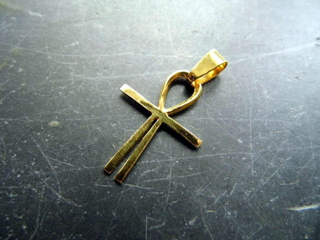 Atlantis Cross, Ankh, Cross, Silver, Gold Plated, Protection, Amulet ...