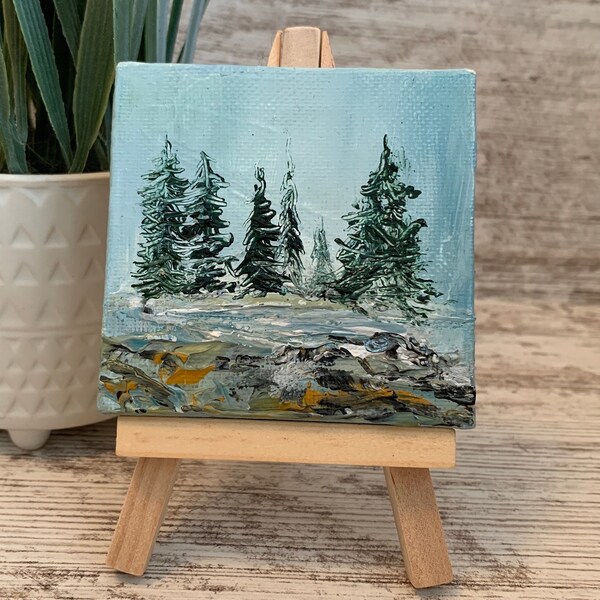 Mini Canvas Painting - Etsy
