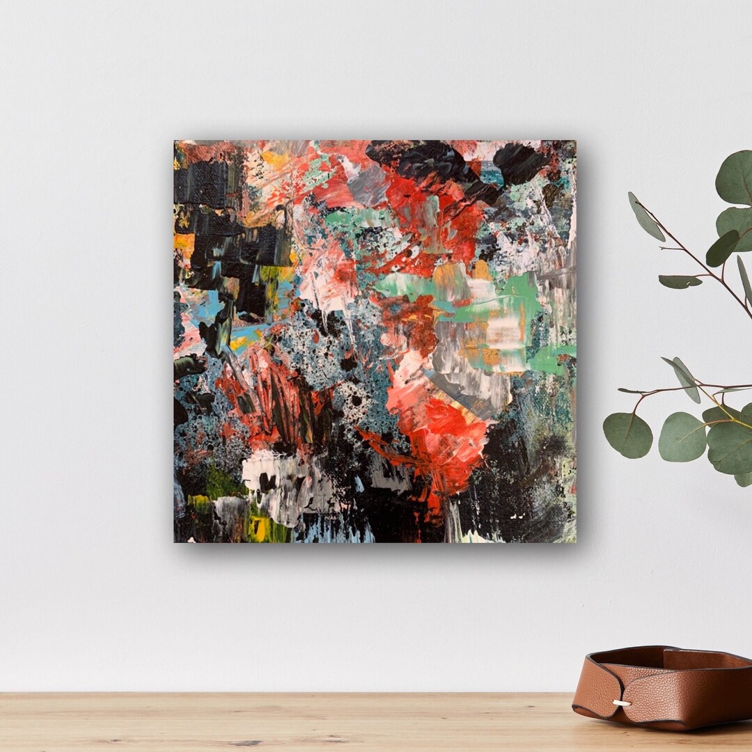 Abstract Painting 8x8 Painting Modern Art Contemporary Painting Square ...