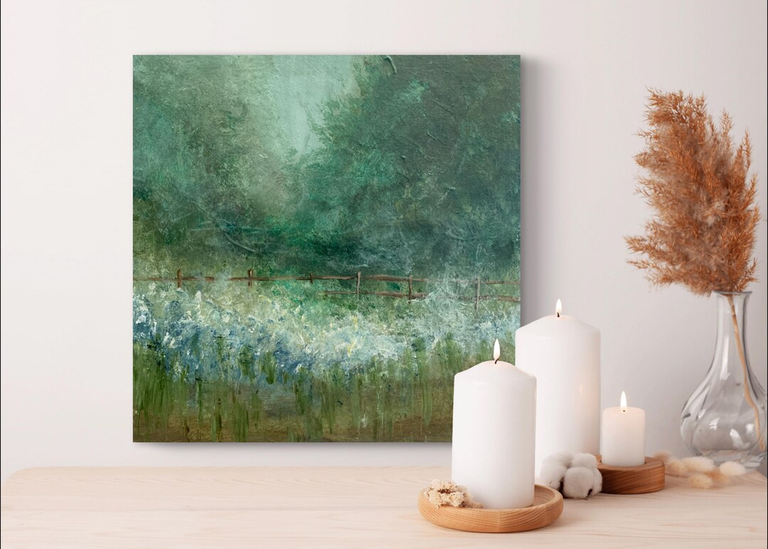 Original Painting | 12x12 Canvas Art | Square Wall Art | Home Decor ...