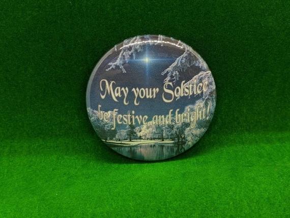Winter Solstice Button | Etsy