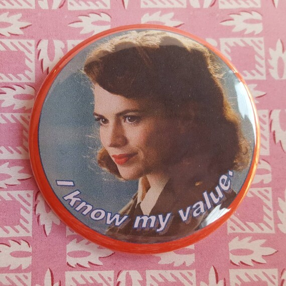 Peggy Carter Button | Etsy