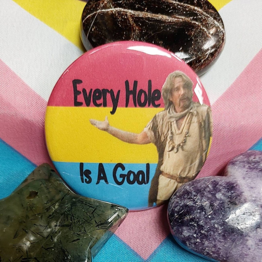 Pan Calico Jack Pride Button - Etsy