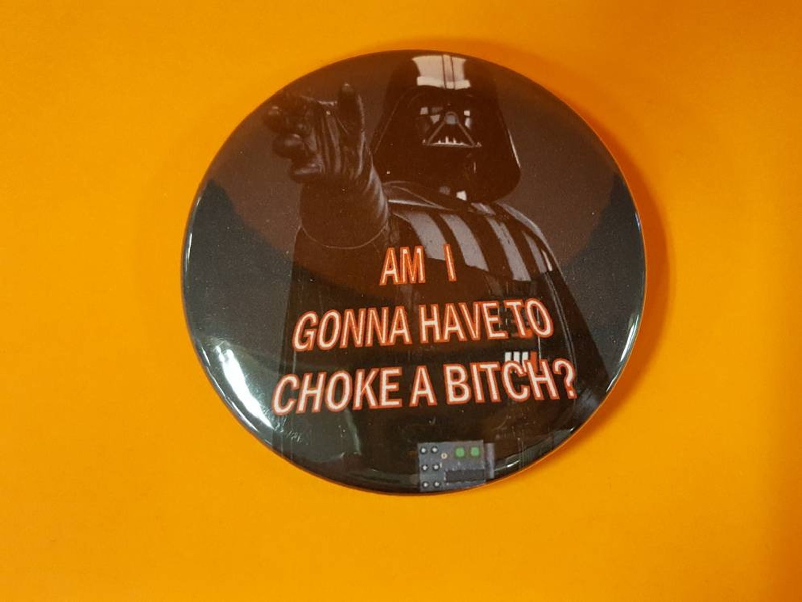 Darth Vader Button - Etsy