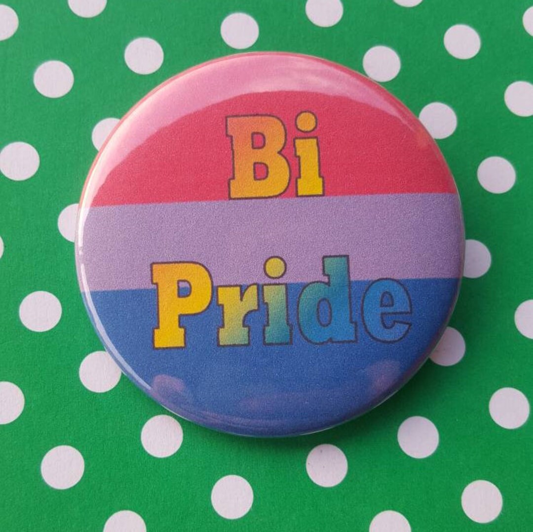 Bi Pride Button - Etsy