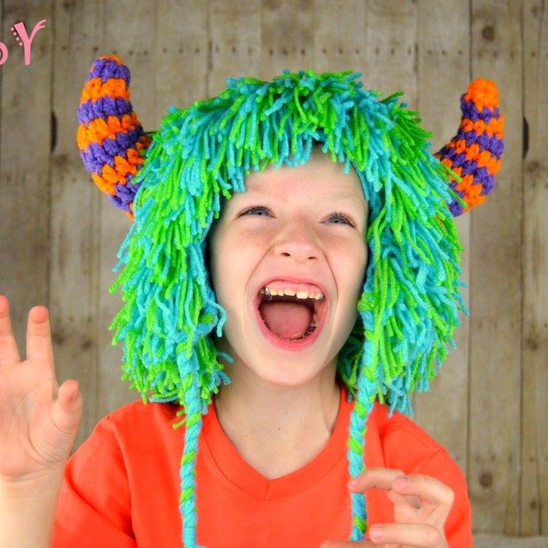 Monster Hat - Etsy