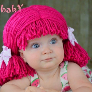 Custom Colors, Strawberry Shortcake Pigtail Wig, Baby Girl Halloween ...