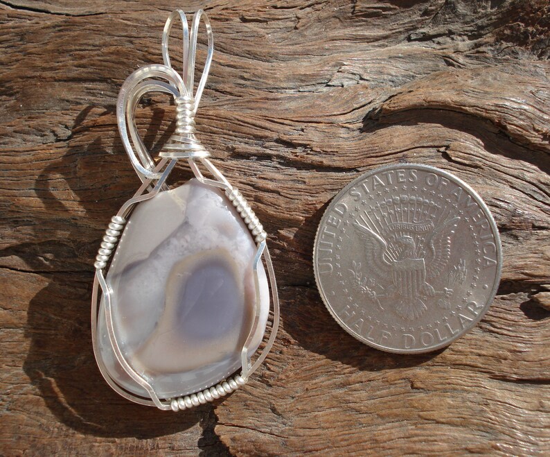 Lavender Jasper in Sterling Silver Pendant Burro Creek Jasper - Etsy