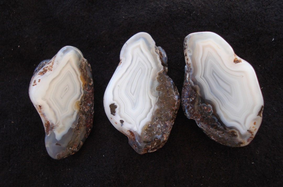 Arizona Agate Nodule Cut and Tumble Polished Mineral Specimens Sampler ...