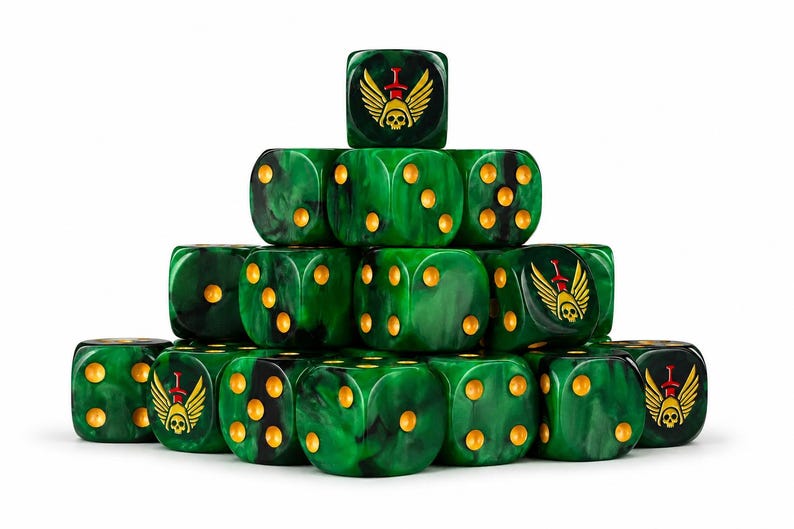 Reaper Angels | Tabletop Wargaming Premium Dice Set | Sci-fi and ...