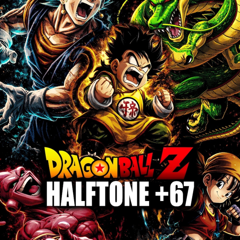 Halftone Anime Design - Etsy