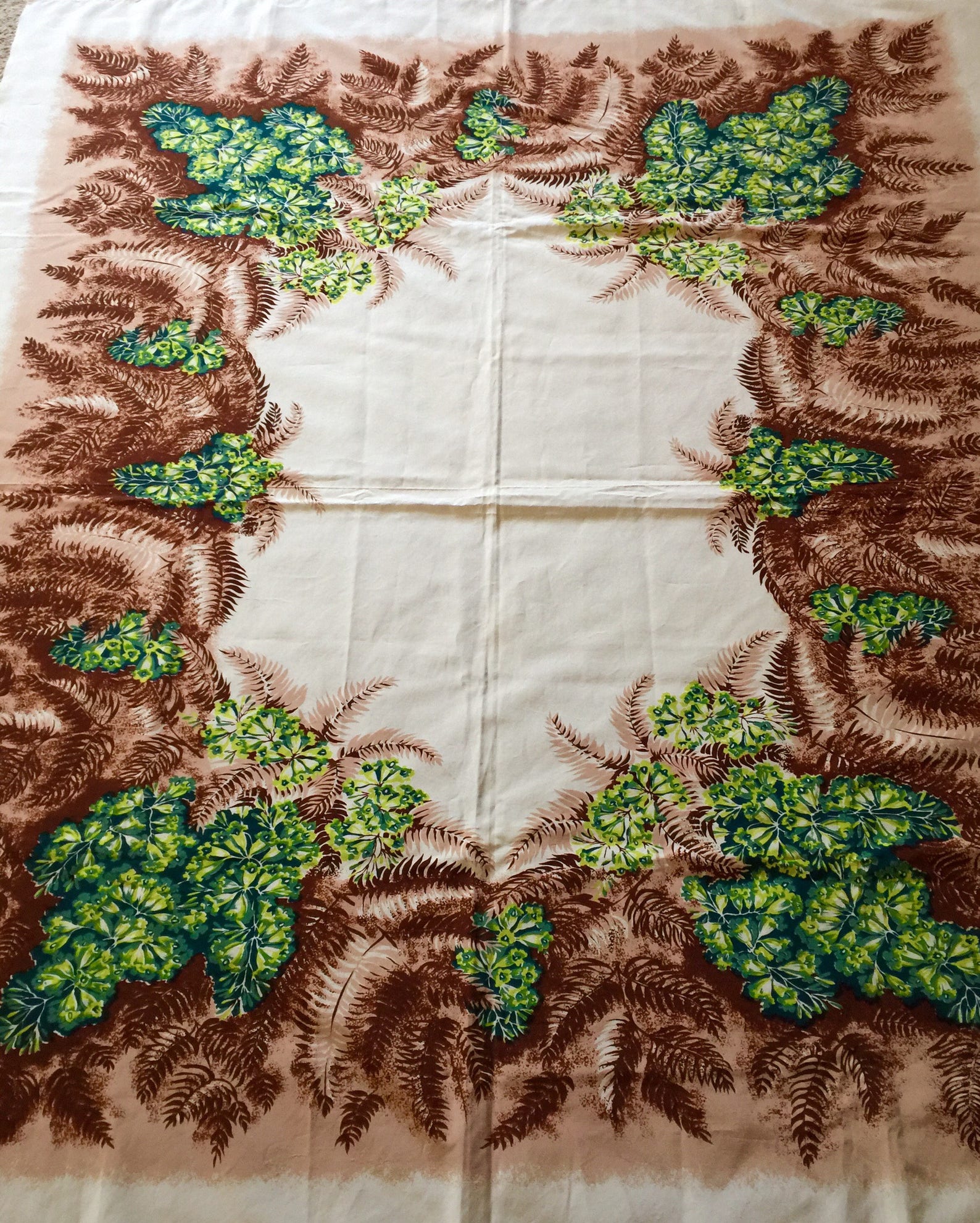 Vintage California Handprint CHP Green and Brown Fall - Etsy