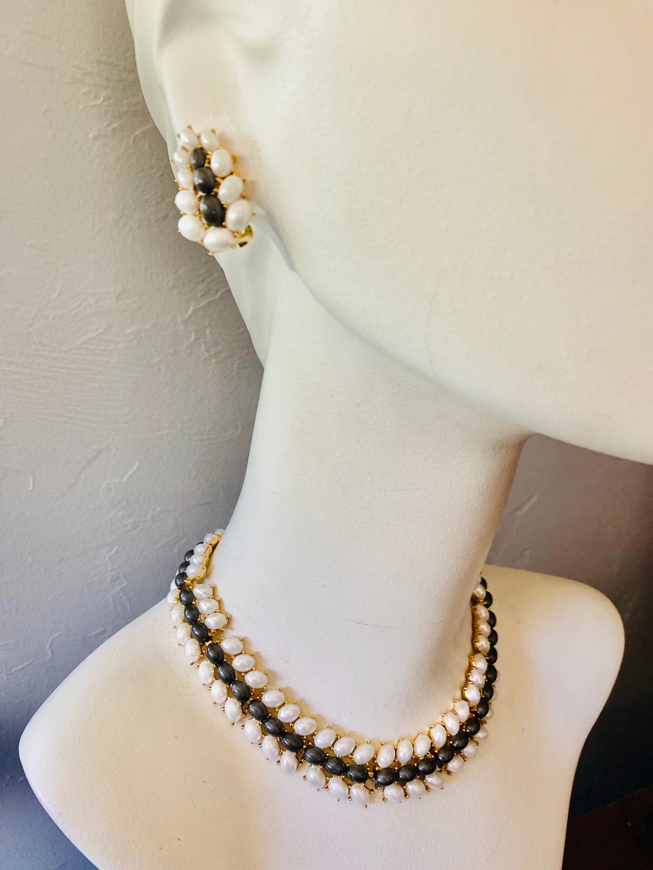 Vintage TRIFARI Alfred Phillippe 1958 Demi Parure "calypso Set, White ...
