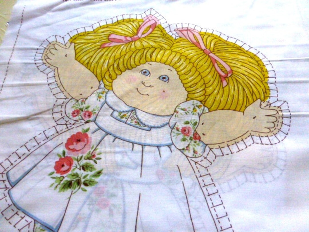 Cabbage Patch Kids Craft Fabric 1983 - Etsy