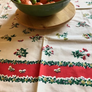 SIMTEX US Made Floral Tablecloth 52 by 46 - Etsy