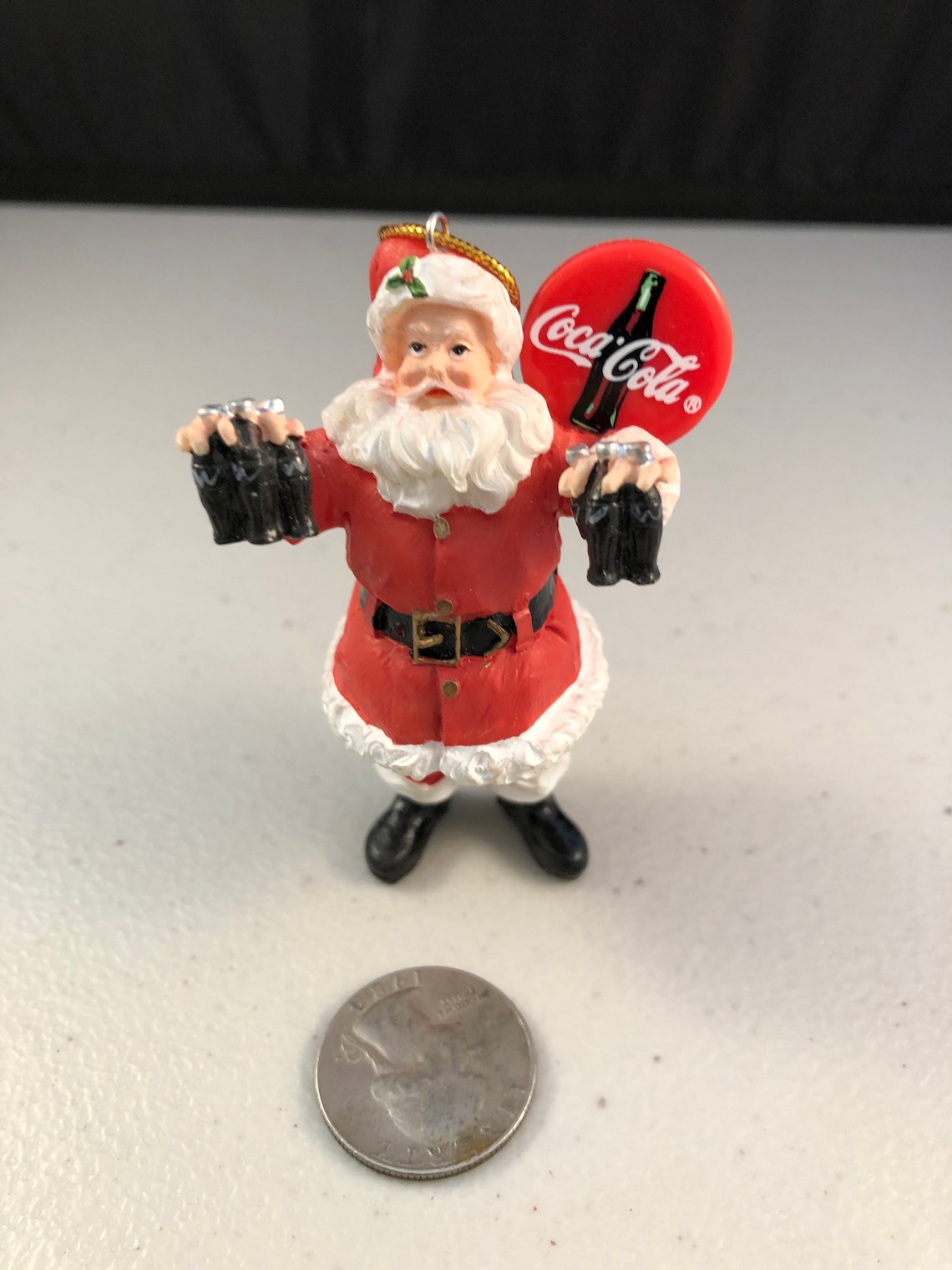 Retired 2000 Santa Claus Coca Cola Ornament With Box | Etsy