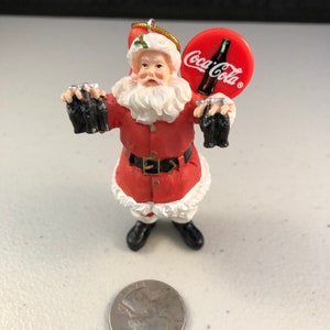 Retired 2000 Santa Claus Coca Cola Ornament - Etsy