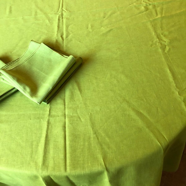 Chartreuse Napkins - Etsy