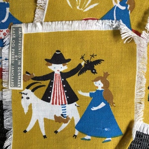 Set of 6 Small Danish Cocktail Napkins in Mint Condition - Etsy