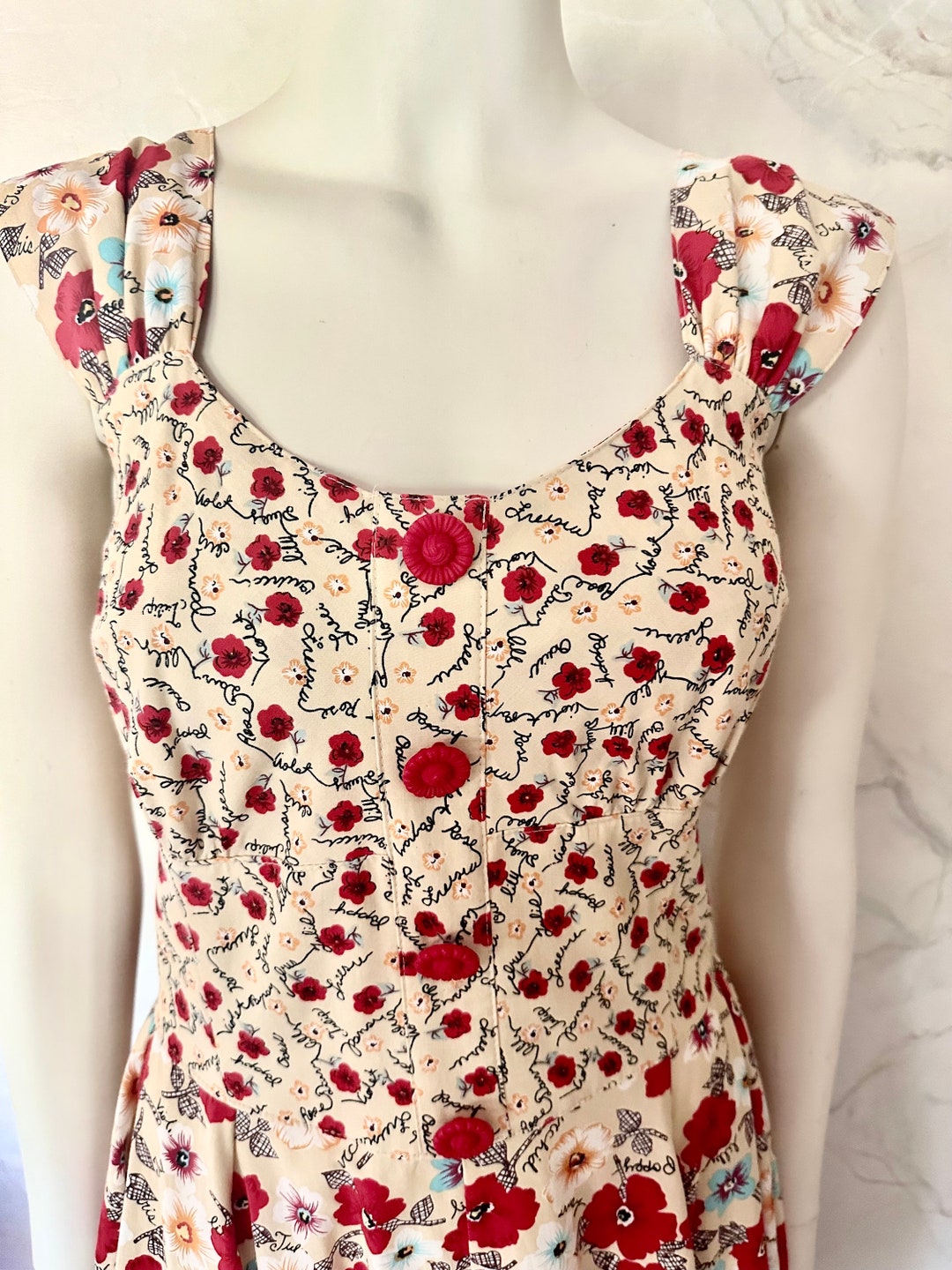 Rockabilly Dress Vintage Desert West by Sherry Holt, Cowgirl Sundress ...