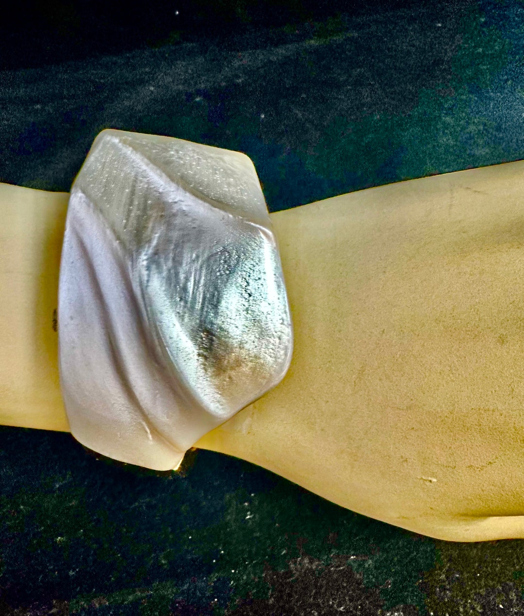 Vintage Crown Trifari 1970s Kunio Matsumoto Modernist Lucite Pearlized ...