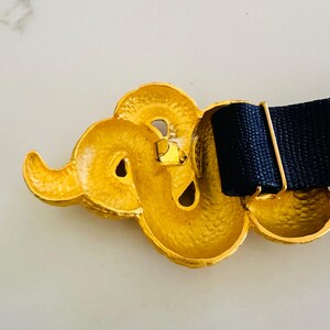 1980s Flashy Belt - Vintage DOREEN RYAN Coiled Gold Snake Gold Belt ...