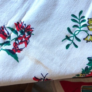 SIMTEX US Made Floral Tablecloth 52 by 46 - Etsy