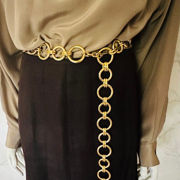 Gold Chain Belt - Etsy