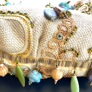 Vintage 1990s MARY FRANCES Designer Straw Purse With Bamboo - Etsy