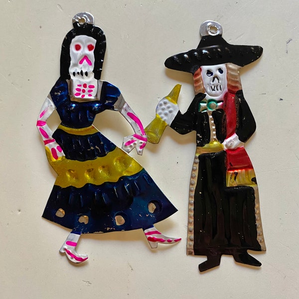 Mexican Tin Skeleton - Etsy
